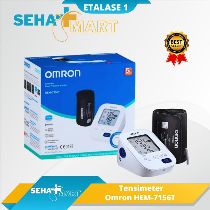 Jual Tensimeter Digital Omron 7156T Blood Pressure Alat Monitor Tekanan ...