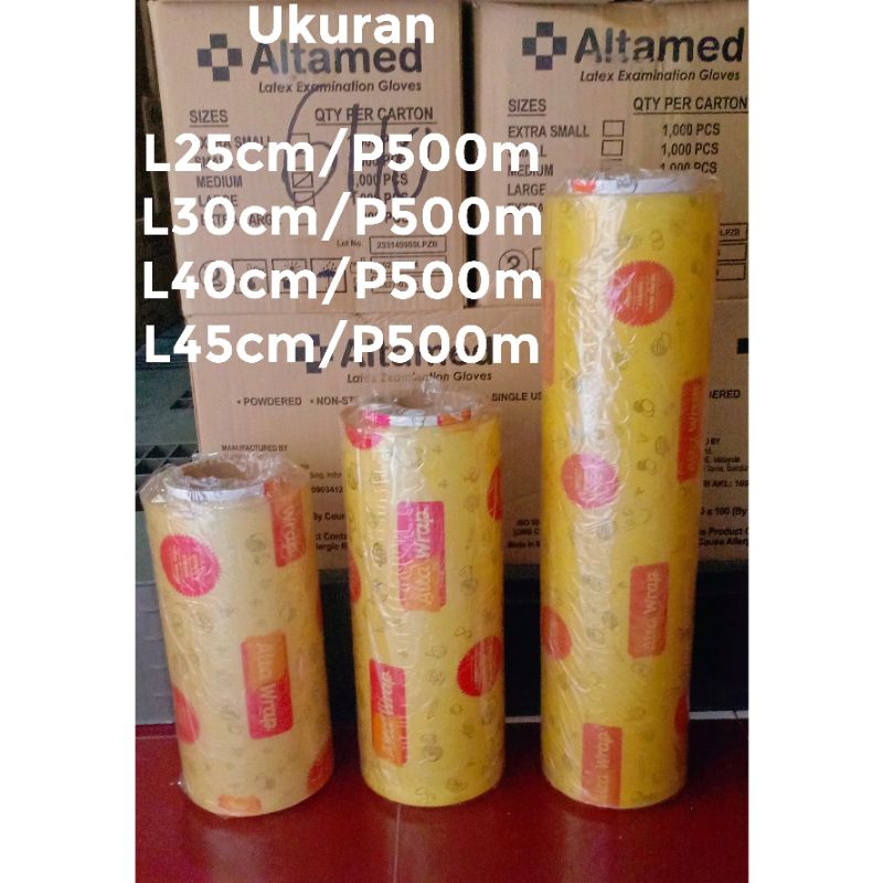 Jual Plastik Wraping buah - makanan - barang dll - Cling wrap/Alta wrap ...