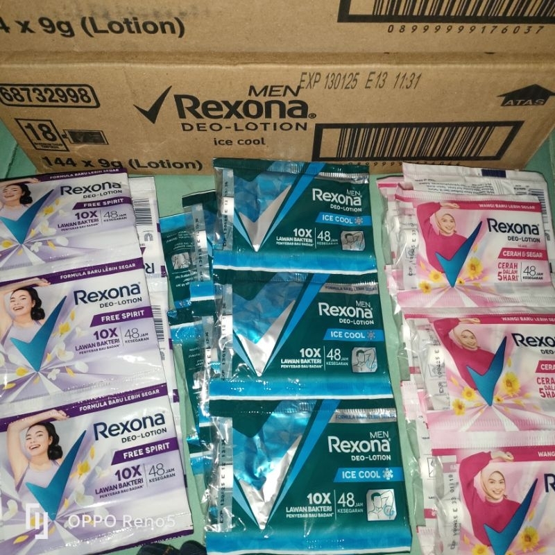 Jual Rexona Renteng 12 saset | Shopee Indonesia