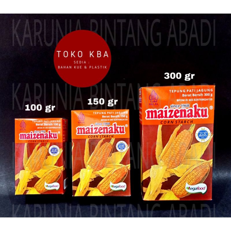 Jual Maizenaku Corn Starch Tepung Pati Jagung ( 100 gr | 150 gr | 300 ...