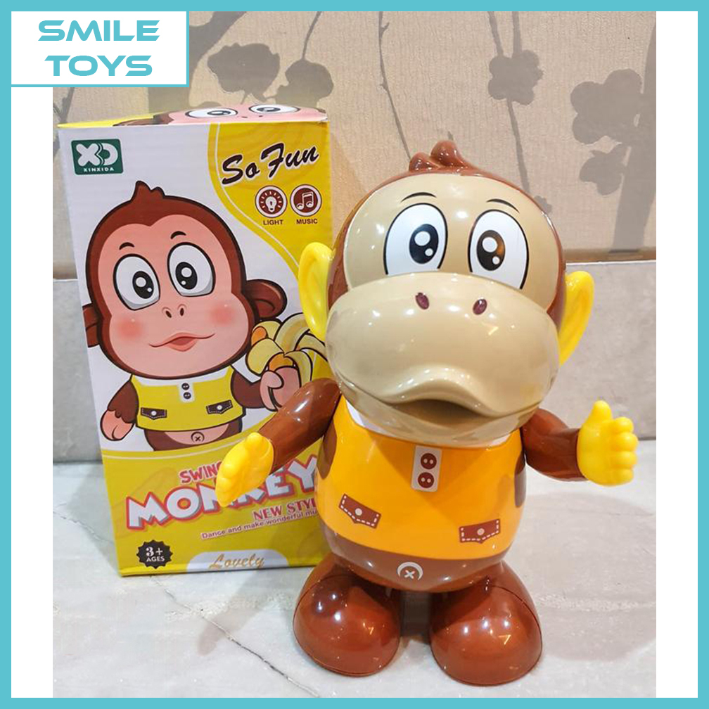 Jual SM - MAINAN ANAK ROBOT MONYET MENARI - MAINAN ROBOT SWINGING ...