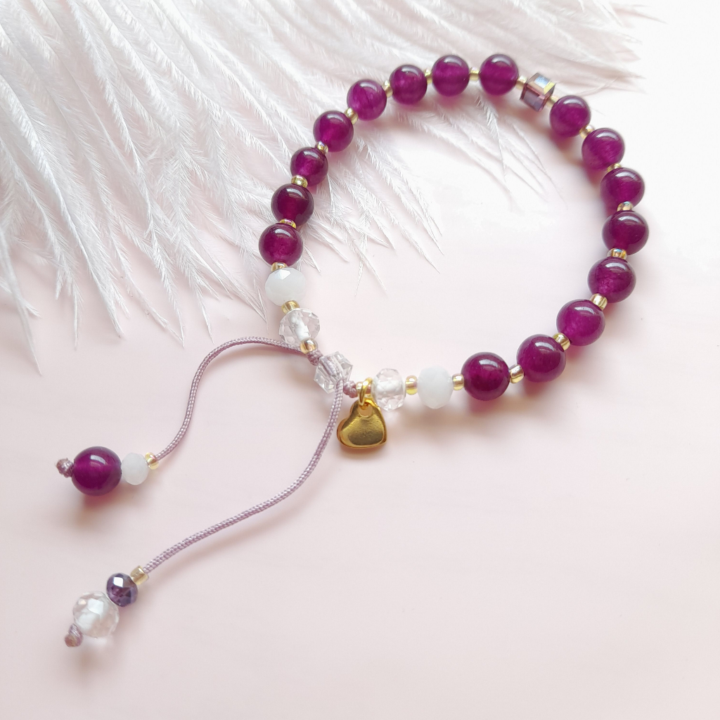 Jual GELANG ORLA•by BRAELYN•gelang tali aesthetic•gelang tali batu alam ...