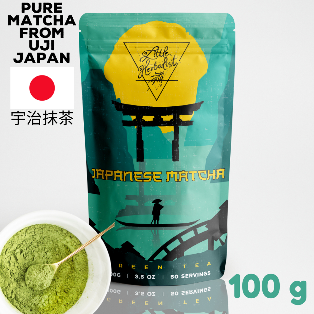 Jual Pure Premium Matcha Uji Japan 100 grams - Green Tea Powder ...
