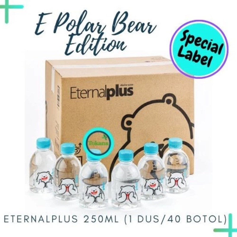 Jual Eternal Plus E+ 250ml - Air Mineral Alkaline Ph8+ 1 dus 40 pcs ...