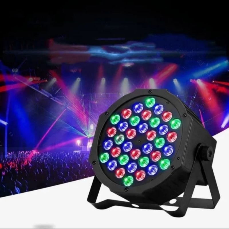 Jual Lampu sorot disco led RGB 36 Led Ac 220V - Lampu Par disco RGB 36 ...