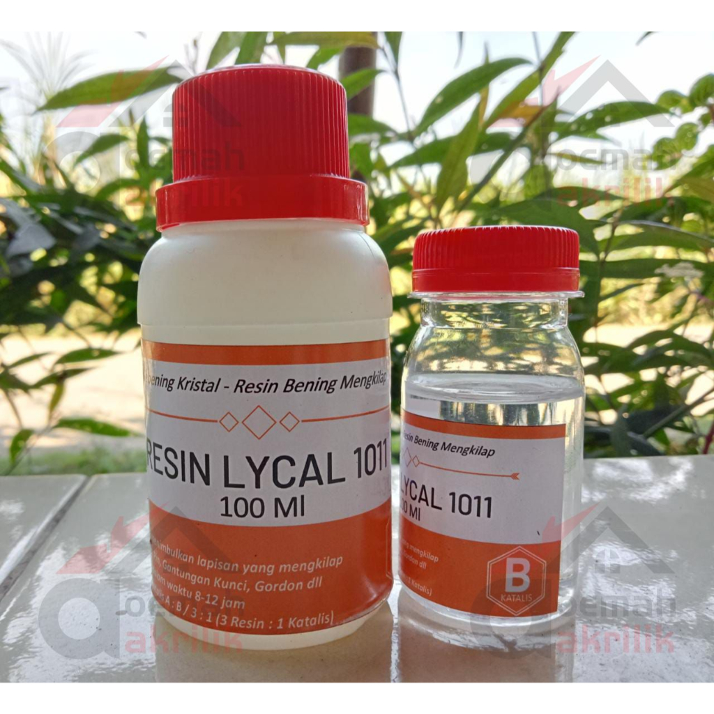 Jual Resin Bening Lycal 1011 Keras ASLI | Shopee Indonesia