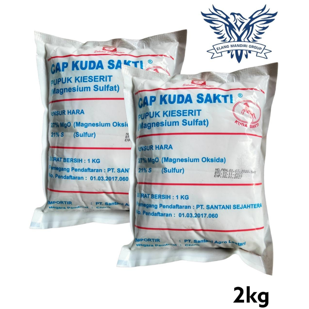 Jual PUPUK KIESERIT Magnesium Sulfat 1Kg Mencegah Kerontokan Menutrisi ...