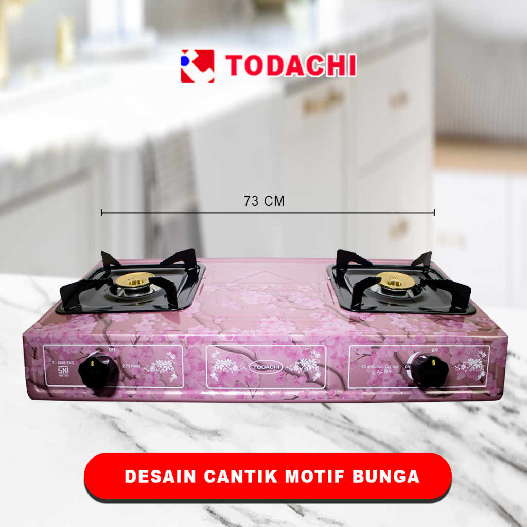 Jual Todachi Kompor Gas 2 Tungku T-2000 ELG Gas LPG Gas Alam LNG ...