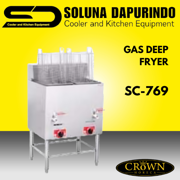 Jual CROWN GAS DEEP FRYER SC-769 / SC769 / SC 769 / MESIN PENGGORENGAN ...