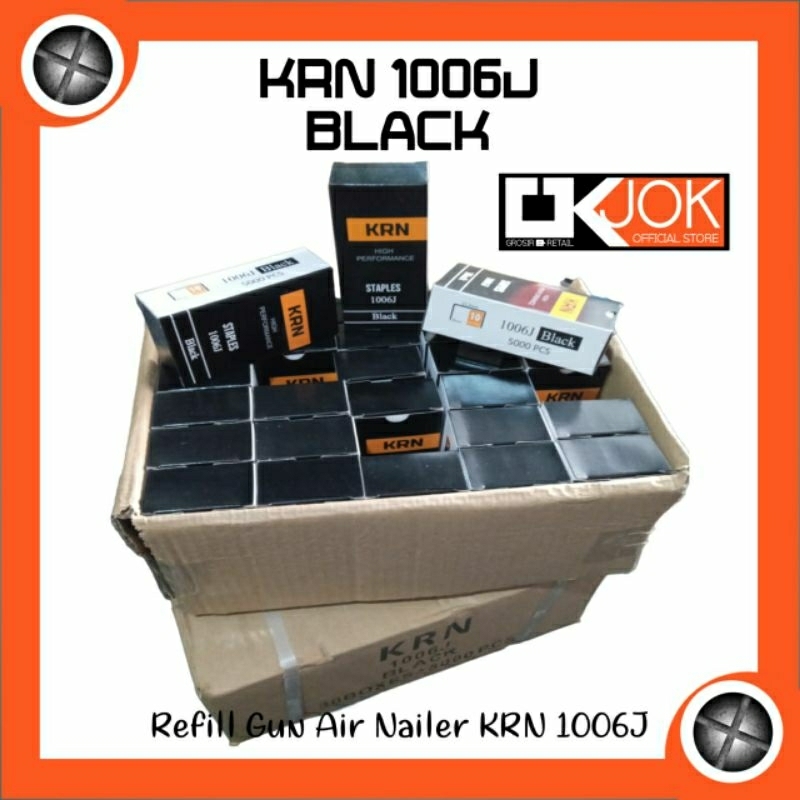 Jual Isi Staples Tembak KRN 1006J - 1 Karton/Dus isi 30 Box - Warna ...
