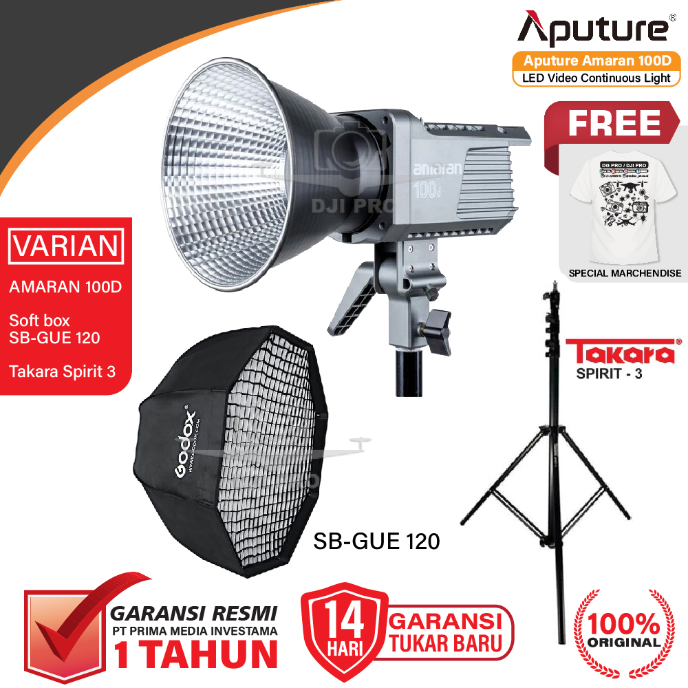 Jual Aputure Amaran 100d LED Video Continuous Light - Lampu Studio ...