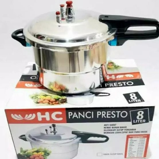 Jual Panci Presto 8 Liter HC / Happy Call Press Cooker 8 L / Panci Presto Bertekanan | Shopee ...