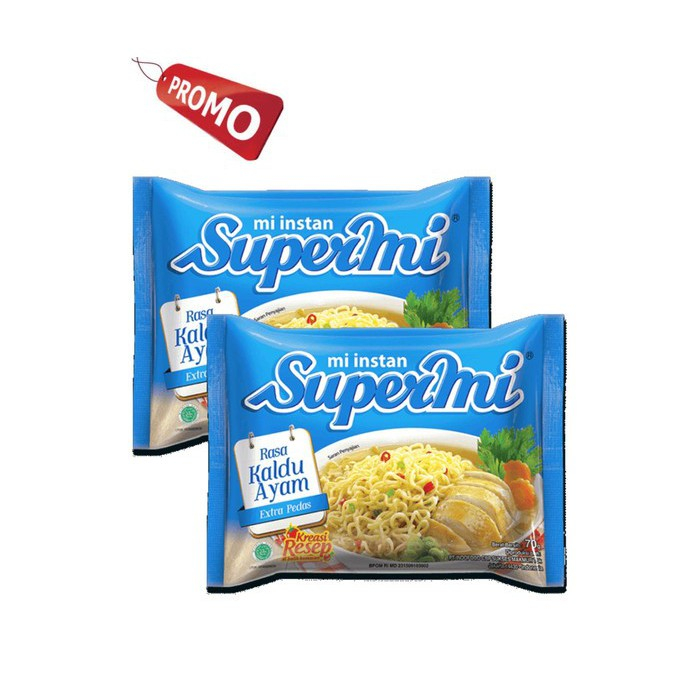 Jual Mie Supermie Kaldu Ayam/ Mie Instant Supermie/ Mie Rebus Supermie ...