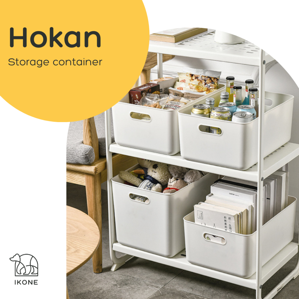 Jual 【IKONE】HOKAN Kotak Penyimpanan Serbaguna Organizer Box Plastic ...