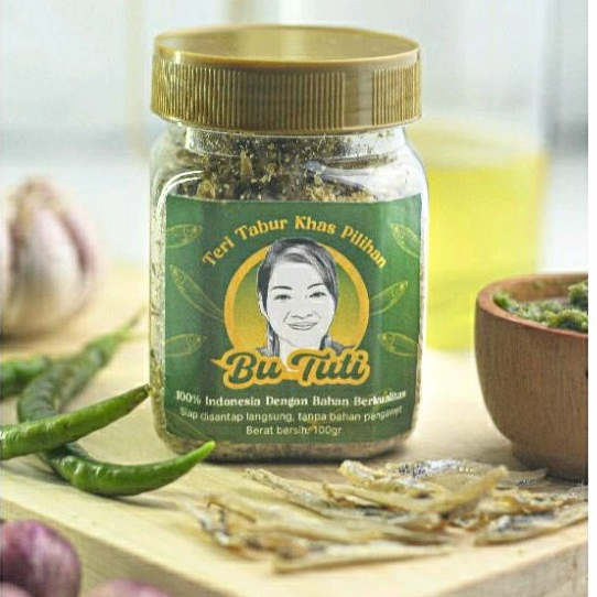 Jual Teri Tabur Cabe Ijo Khas Bu Tuti | Shopee Indonesia