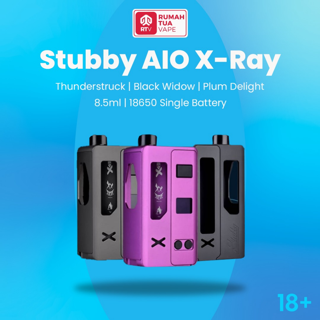 Jual STUBBY AIO X-RAY SINGLE 18650 BATTERY AIO KIT | Shopee Indonesia