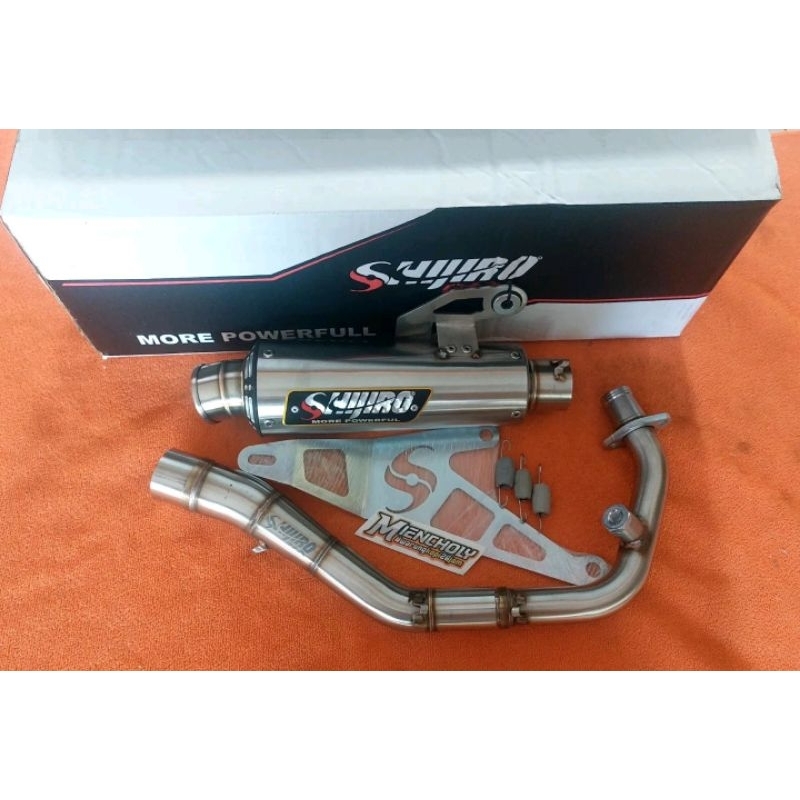 Jual KNALPOT SHIJIRO VESPA MATIC 150 SPRINT DLL TIPE M3 INLET 45MM ...
