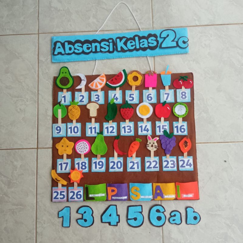 Jual Absensi Kelas/Hiasan Dinding | Shopee Indonesia