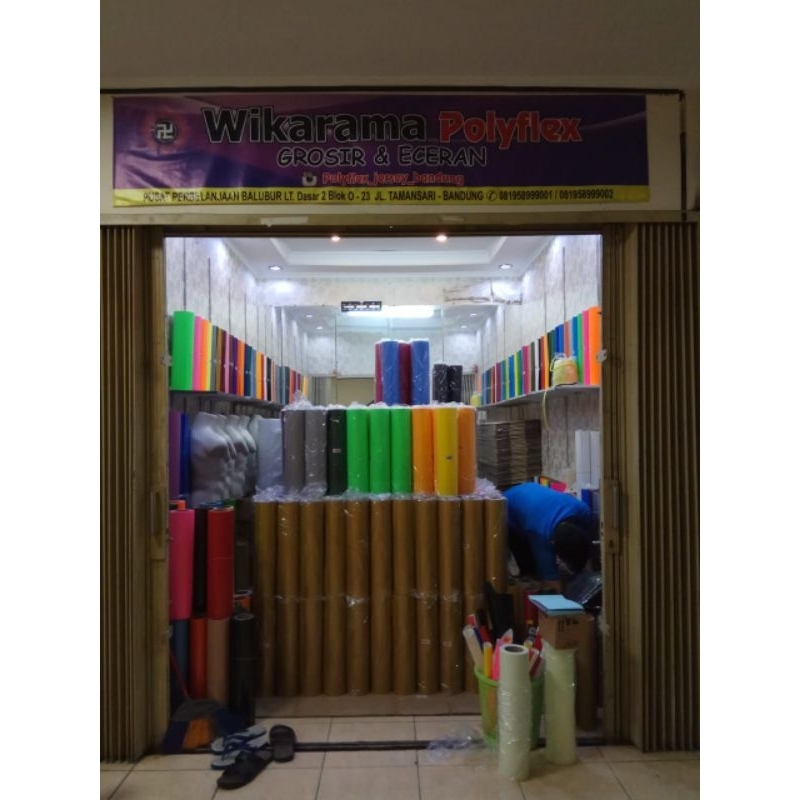 Jual polyflex pvc Korea sticky meteran premium quality | Shopee Indonesia