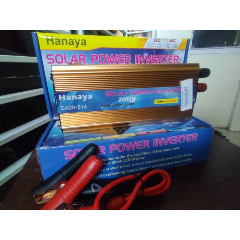 Jual Solar Panel Lengkap Satu Set 50 Wp Inventer 2000 Watt | Shopee ...