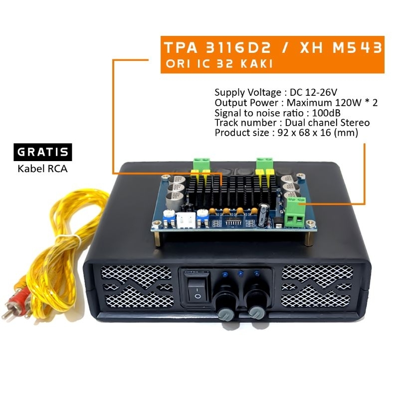 Jual Ampli Mini Phase Lab 2x120W IC ORI 32 Pin | Shopee Indonesia