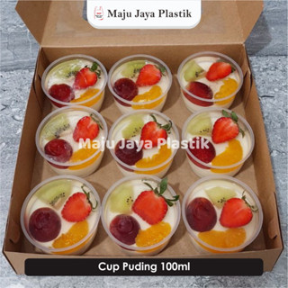 Jual (Isi 25pcs) Cup Puding 100ml 150ml MP 200 ml plus tutup Cup ...