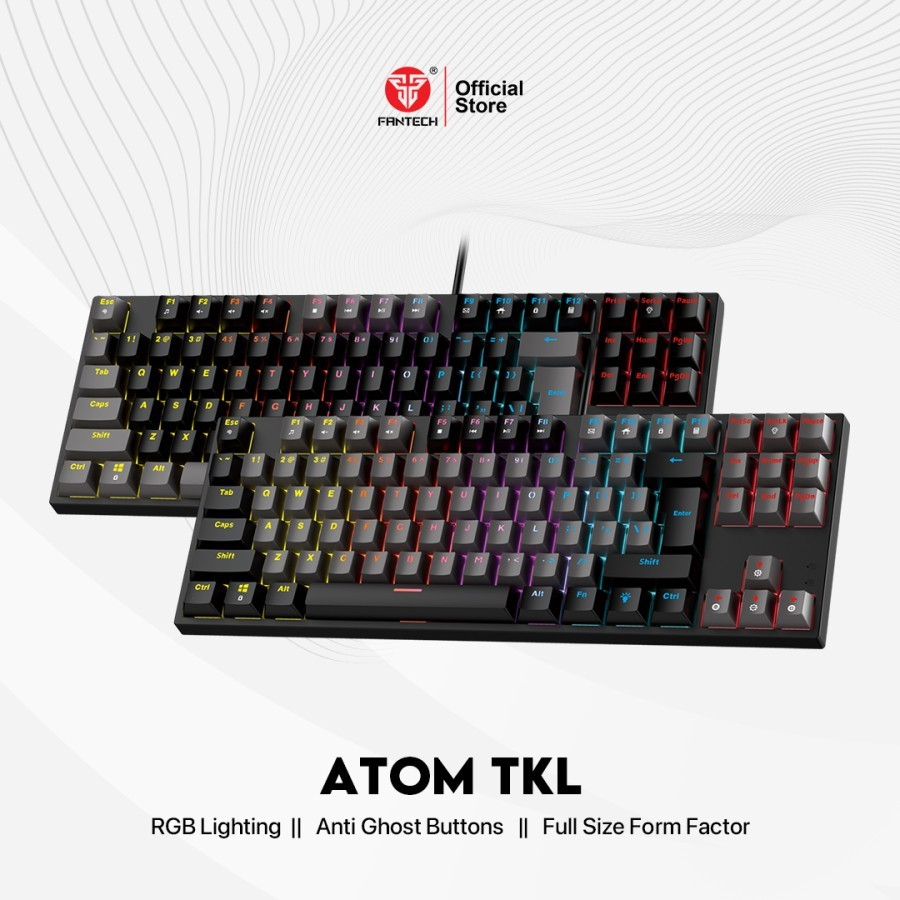 Jual Fantech ATOM MK876 RGB Gaming Mechanical Keyboard TKL | Shopee ...