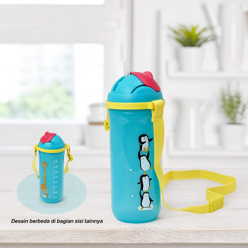 Jual Botol Minum Anak dengan Sedotan dan Tali Tupperware Kiddos Tumbler ...