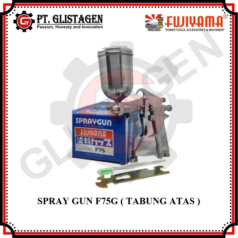 Jual Spray Gun Spraygun FUJIYAMA F75G F75 ( Tabung Atas ) 400cc ...