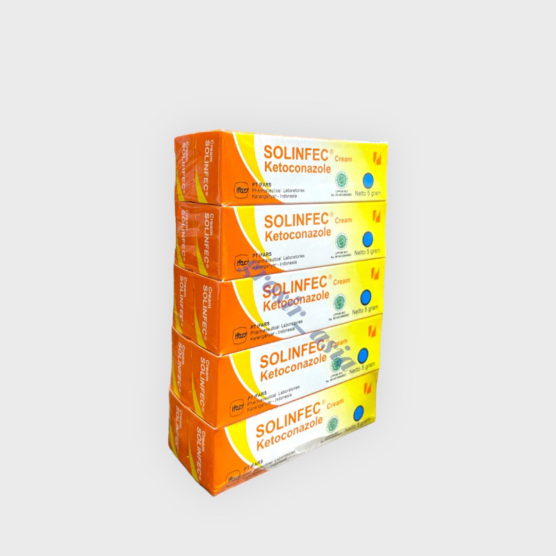 Jual Solinfec Ketoconazole Cream 1 Pak Isi 10 Pcs | Shopee Indonesia