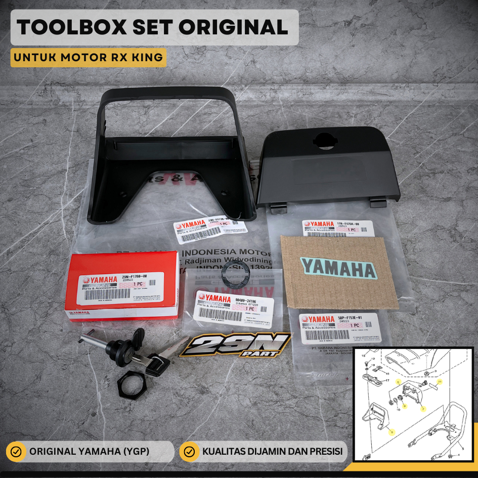 Jual Tool Box Toolbox FullSet RX KING RXKING + Kunci Toolbox Dan Sticker | Shopee Indonesia