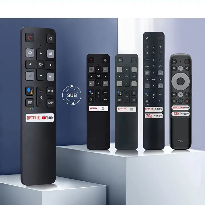 Jual Remot Kontrol TV TCL Smart Android Google Assistant Netflix Suara ...