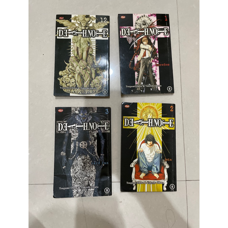 Jual Komik Seri DEATH NOTE 1 2 3 12 by Tsugumi Ohba & Takeshi Obata | Shopee Indonesia