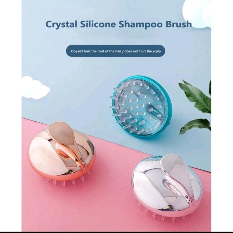 Jual Hair Massage Massager Comb Plastic Shampoo Scalp Body Washing ...