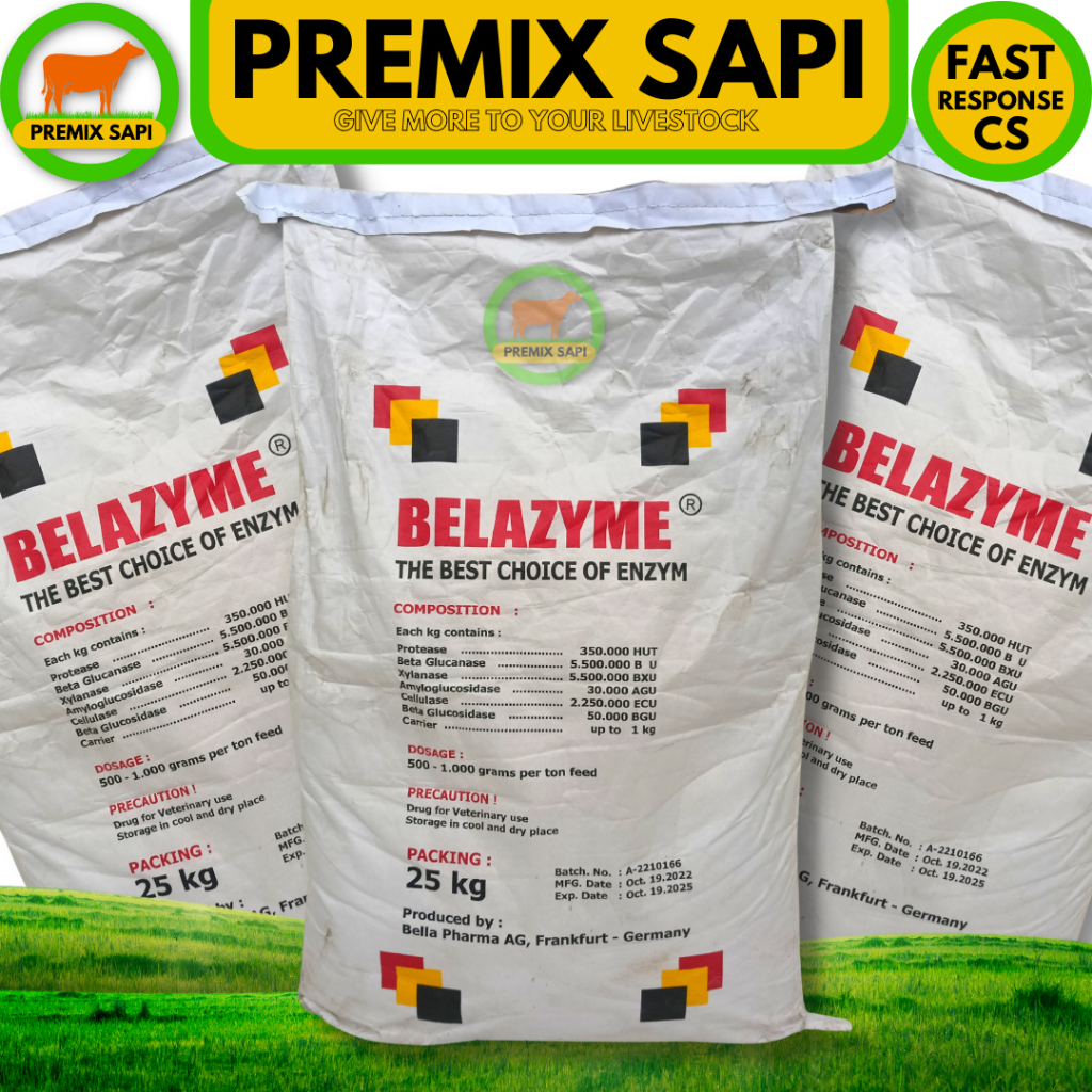 Jual BELAZYME 1 KG - Suplemen Enzim Ternak - Enzim Unggas - Enzim Ayam ...