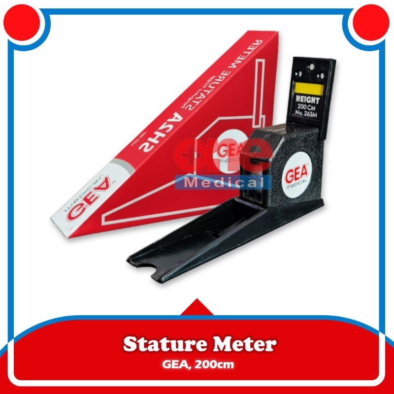 Jual Pengukur Tinggi Badan - Stature Meter - Microtoise GEA | Shopee ...