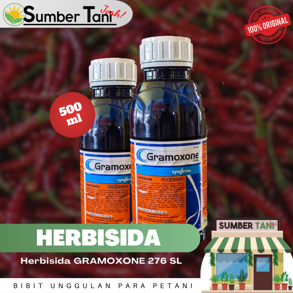 Jual Herbisida Gramoxone 276SL Syngenta kemasan 500ml | Shopee Indonesia