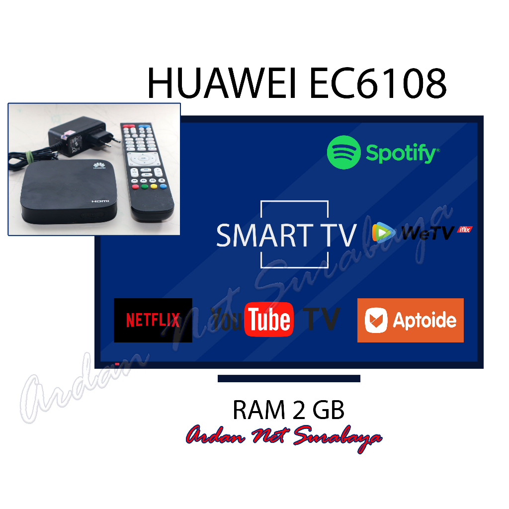 Jual STB HUAWEI EC6108V9 FULLROOT DAN UNLOCK TINGGAL PAKAI | Shopee ...