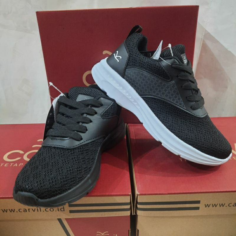 Jual CARVIL GAMA-02T #New Sepatu Sekolah Anak Carvil 100% ORI 35-38 ...