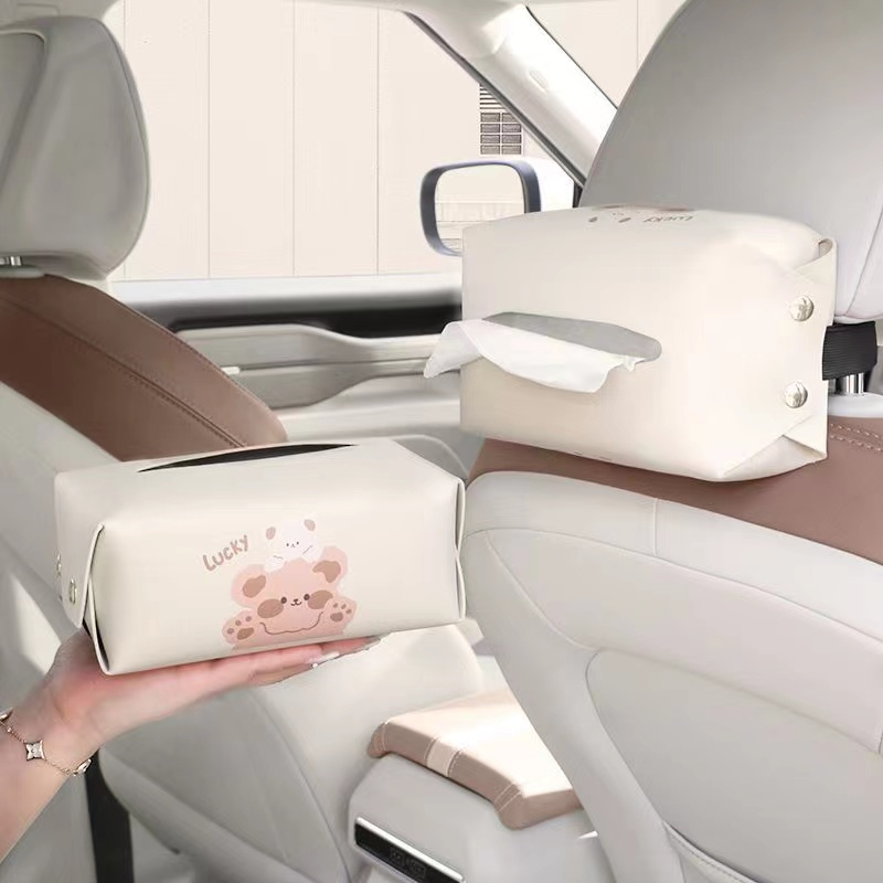 Jual Kotak Tisu Mobil In-Car Tissue Box Car Storage Tissue Bag Car ...
