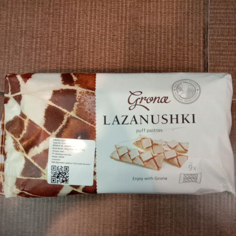 Jual grona lazanushki pruff pastries 160g | Shopee Indonesia