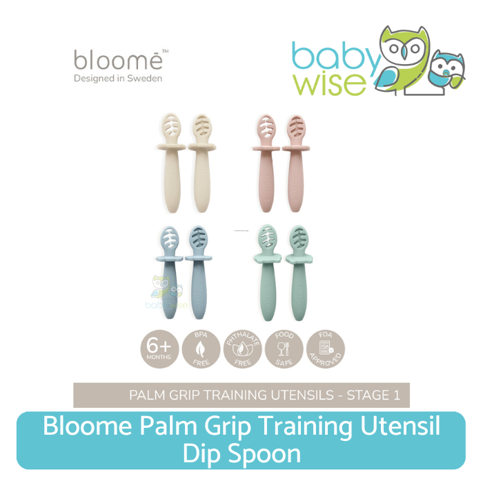Jual Bloome Palm Grip Training Utensil Dip Spoon - Sendok Makan Anak ...