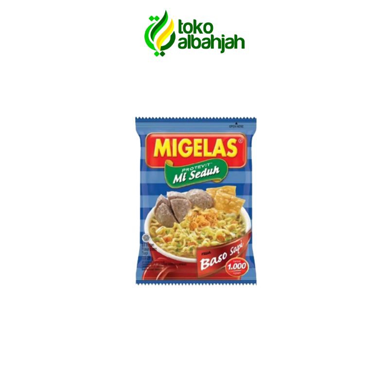 Jual Migelas Mi Instan Baso Sapi Renceng | Shopee Indonesia