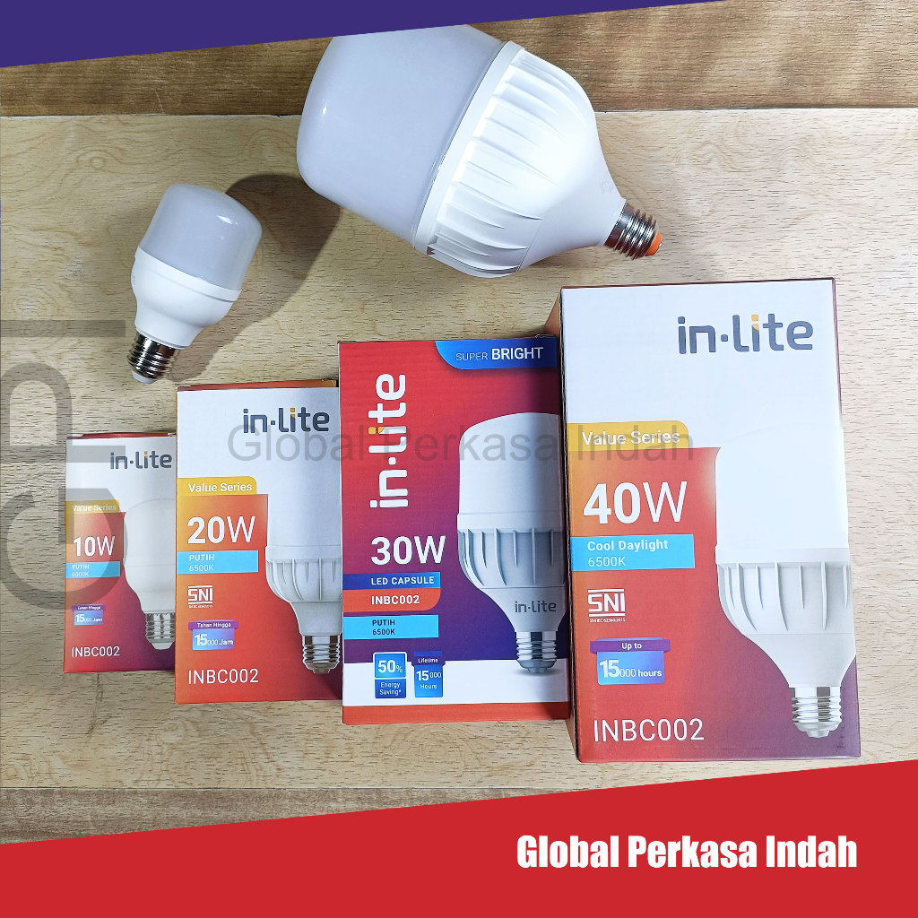 Jual INLITE LAMPU CAPSULE LED BULB 10W INBC002 - PUTIH | Shopee Indonesia