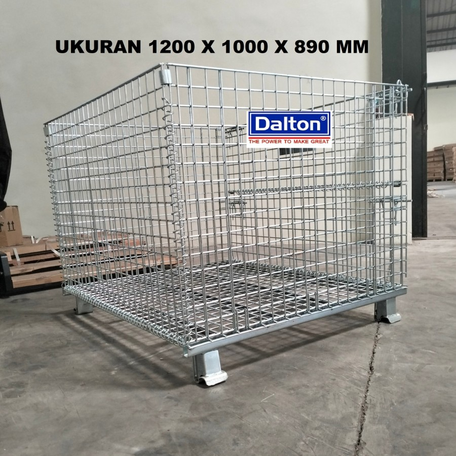 Jual PALLET MESH KERANJANG BESI LIPAT DALTON UKURAN 7 DAN UKURAN 5 ...