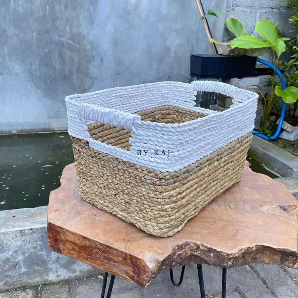 Jual KAJ - BOX RECTA SEAGRASS / KERANJANG SEAGRASS / BOX SEAGRASS ...