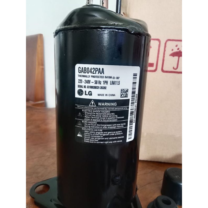 Jual KOMPRESOR AC MERK LG GAB042PAA 0.5PK FREON R410A | Shopee Indonesia