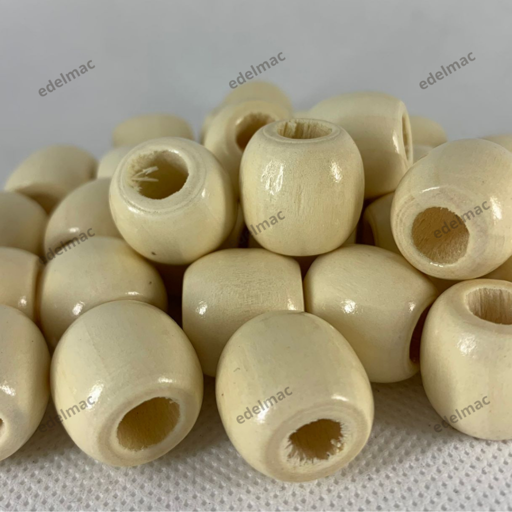 Jual Mote Manik Bulat Wooden Beads Kayu Cet Bening | Shopee Indonesia