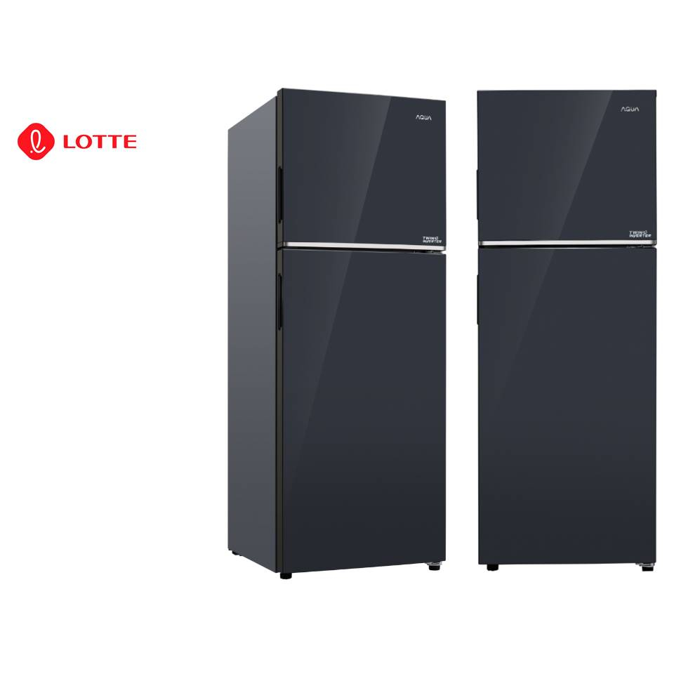 Jual AQUA FRIDGE 2D INVERTER AQR-395IM (BK) | Shopee Indonesia