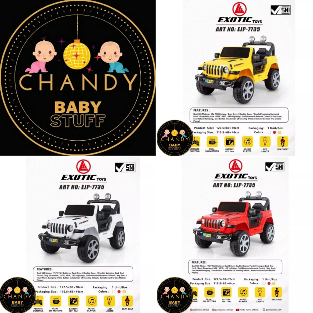 Jual MOBIL AKI OFF ROAD EXOTIC ET 7735 REMOTE CONTROL | Shopee Indonesia